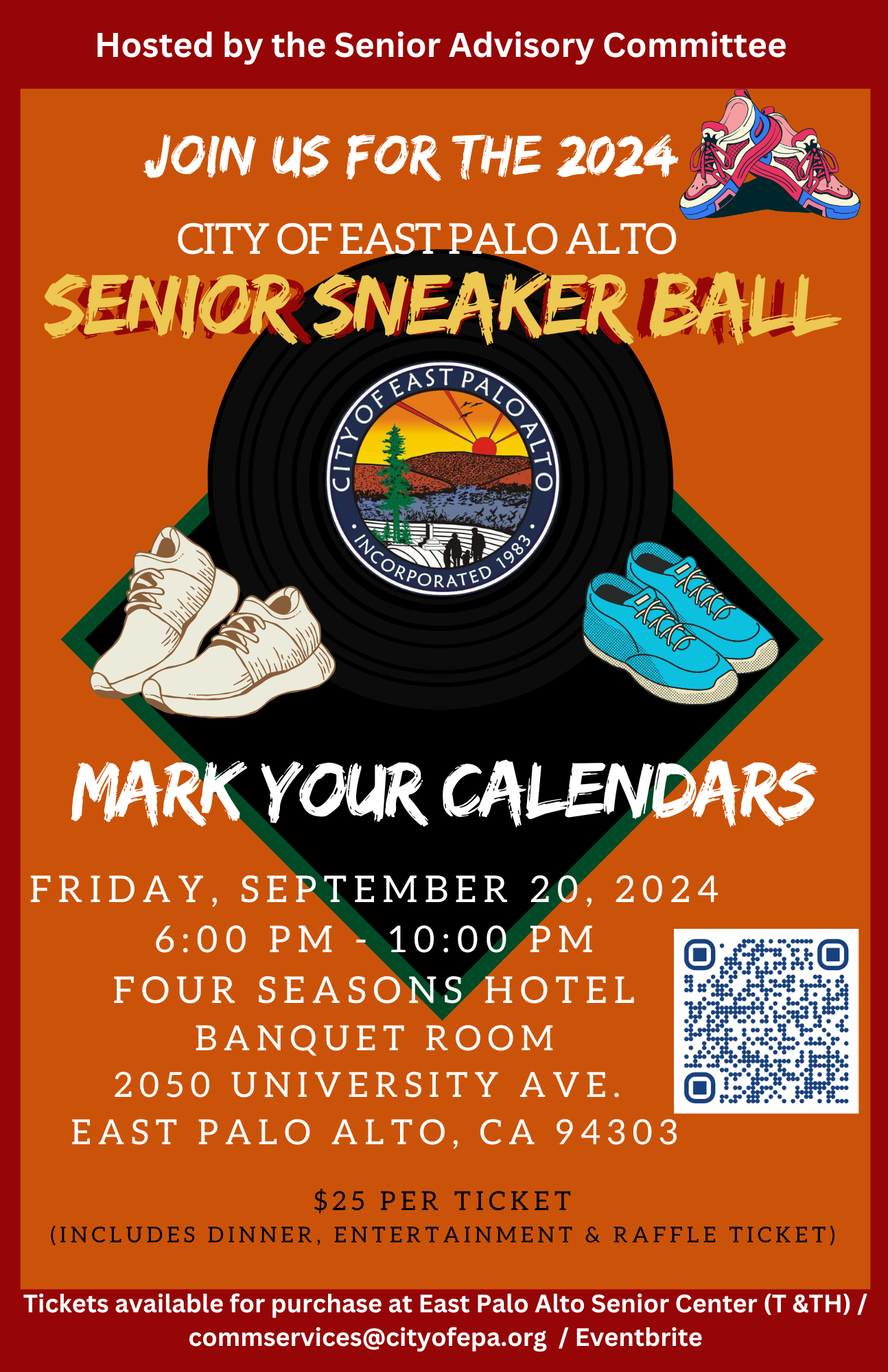 Senior Sneaker Ball | Hosted by the Senior Advisory Committee | City of ...