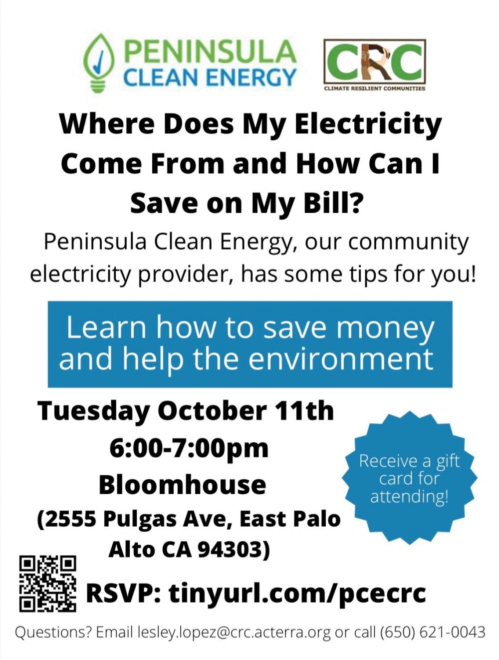 Peninsula Clean energy | CRC | City of East Palo Alto