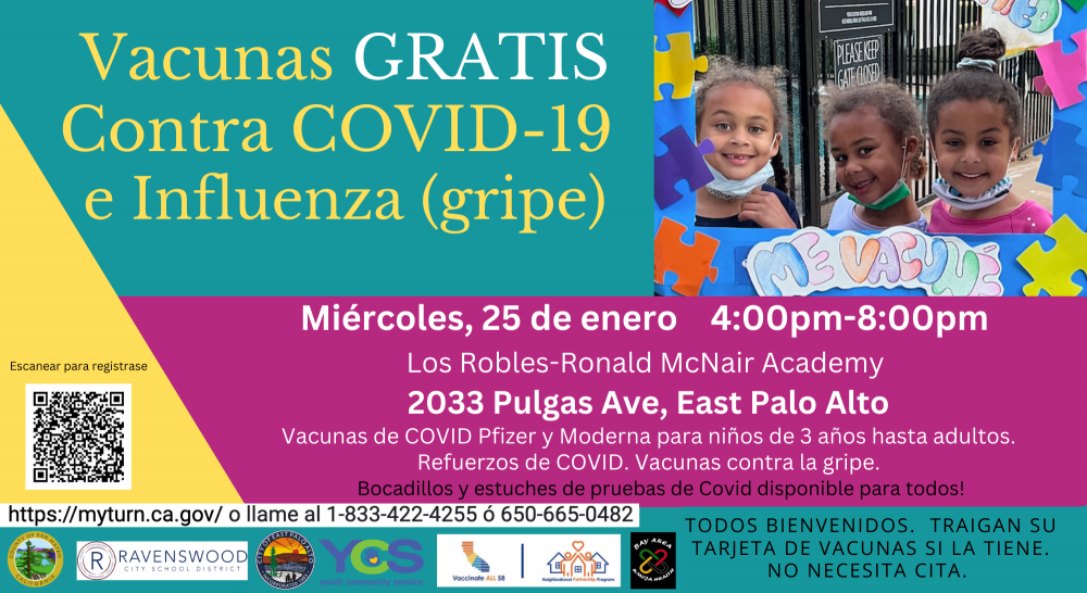 Free COVID-19 & Flu Vaccine Clinic | Vacuna Gratis Contra COVID-19 y ...
