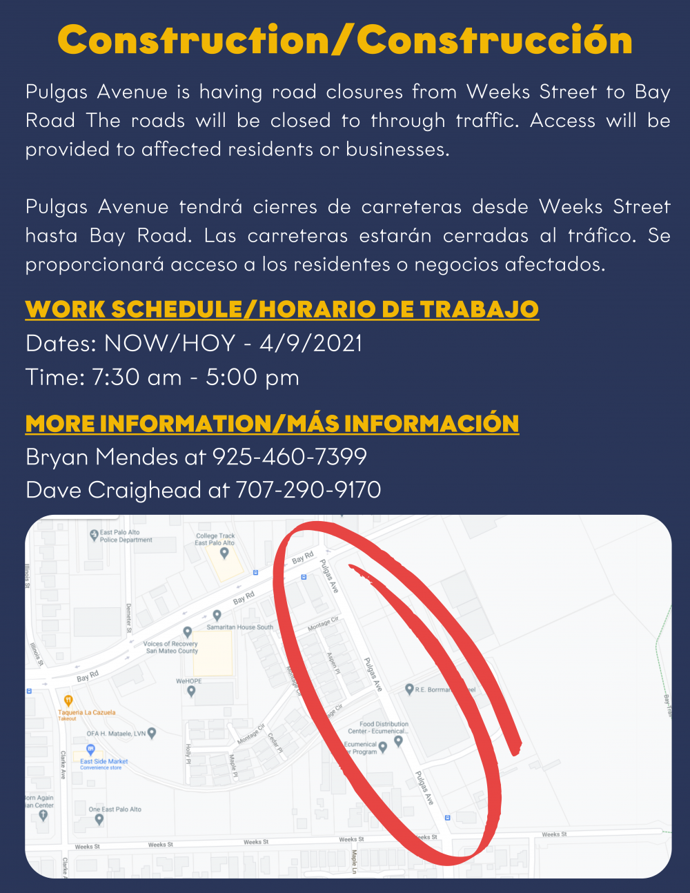 construction closures